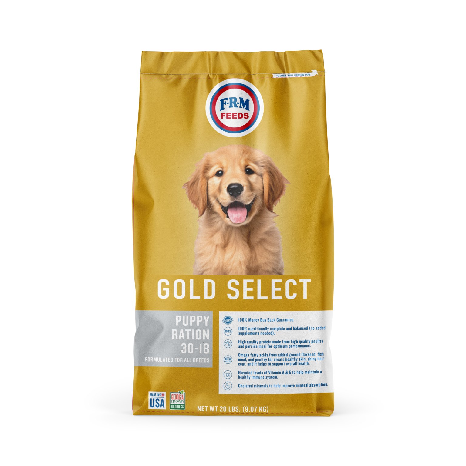 Gold Select 30/15 Puppy - Flint River Mills, Inc.